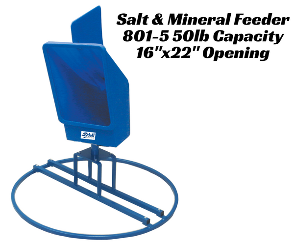Sydell 50 lb Salt & Mineral Feeder with Round Base – Sheep, Goat ...